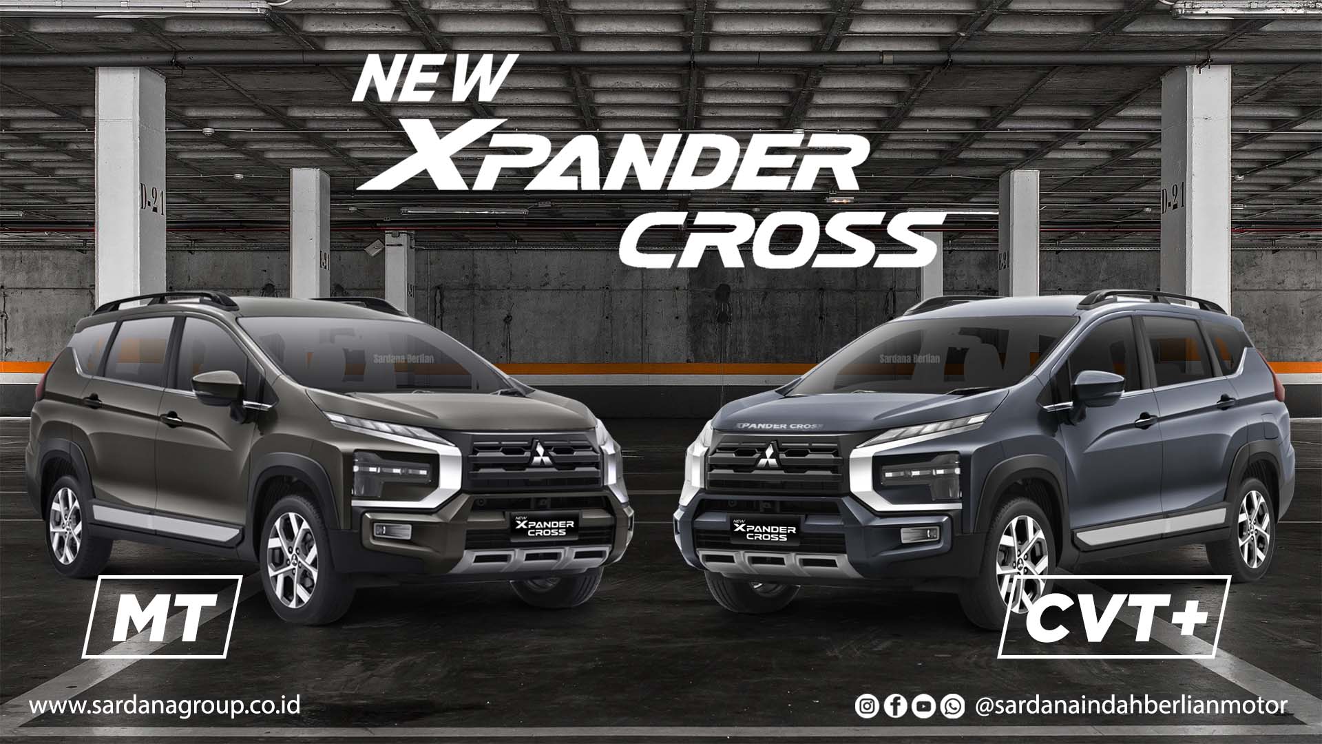 Perbedaan New Xpander Cross MT dan CVT Premium, Apa Saja? | Sardana ...