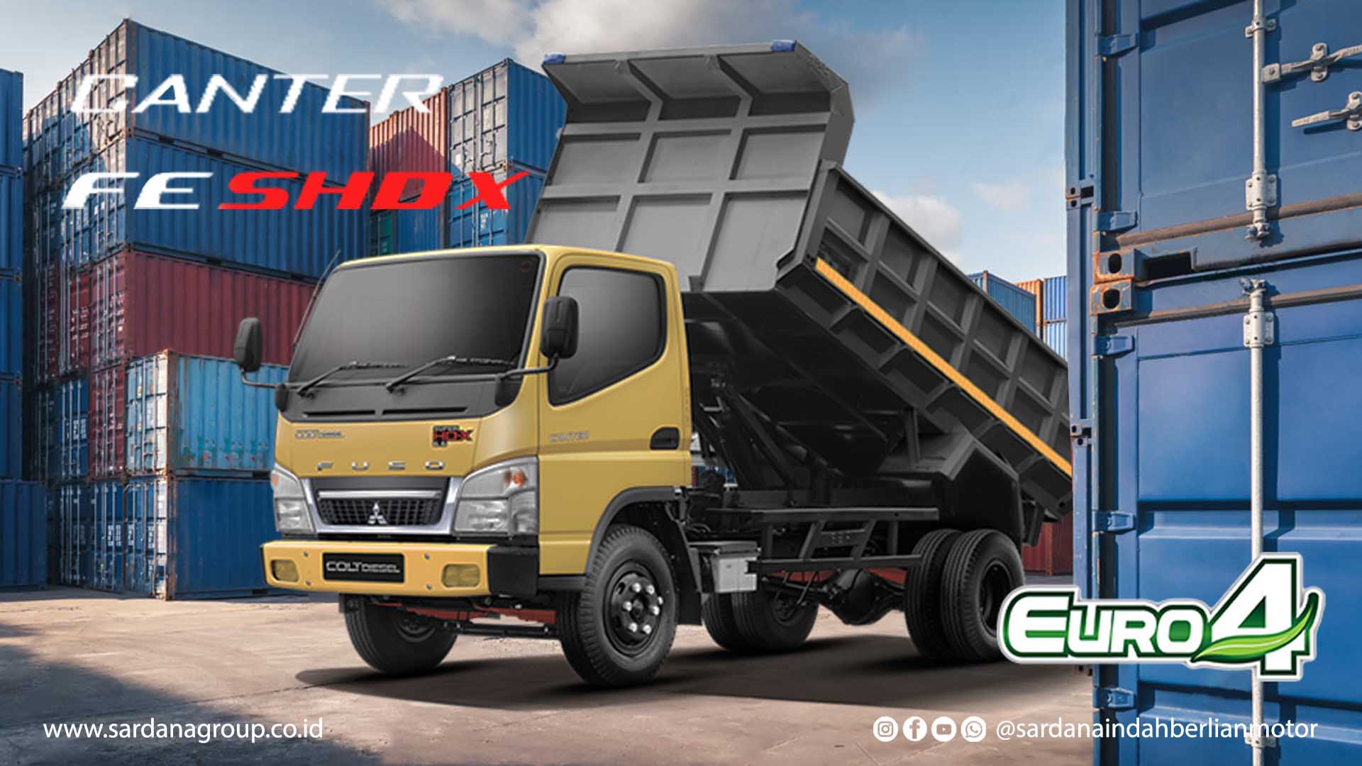 Review dan Keunggulan Truk Fuso Canter FE SHDX EURO 4 | Sardana Group ...