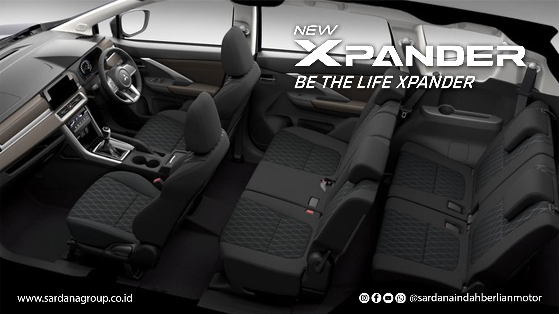 Seberapa Luas Kabin Mitsubishi New Xpander? | Sardana Group Dealer ...