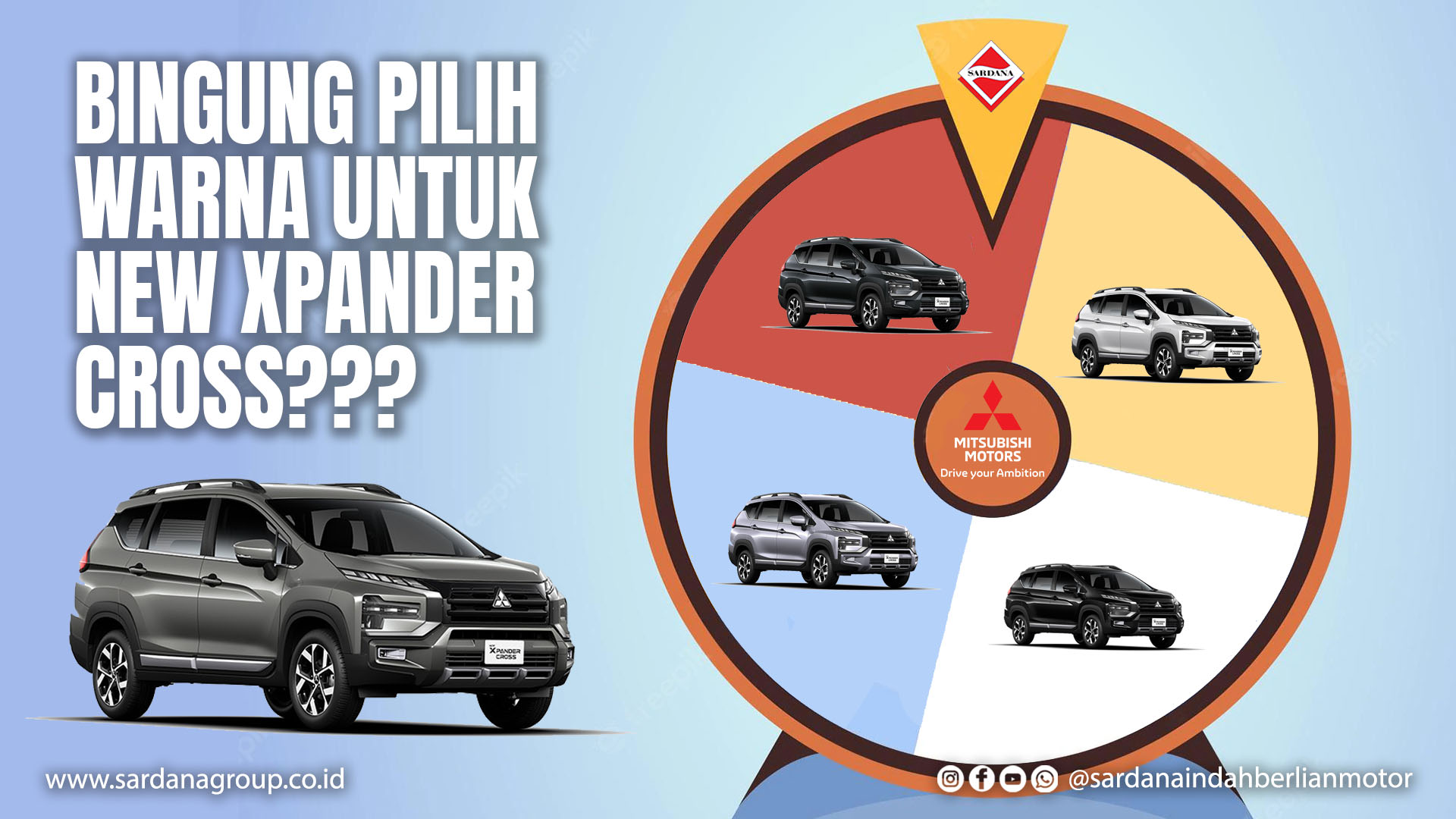 Bingung Pilih Warna Untuk Mitsubishi New Xpander Cross? Ini ...