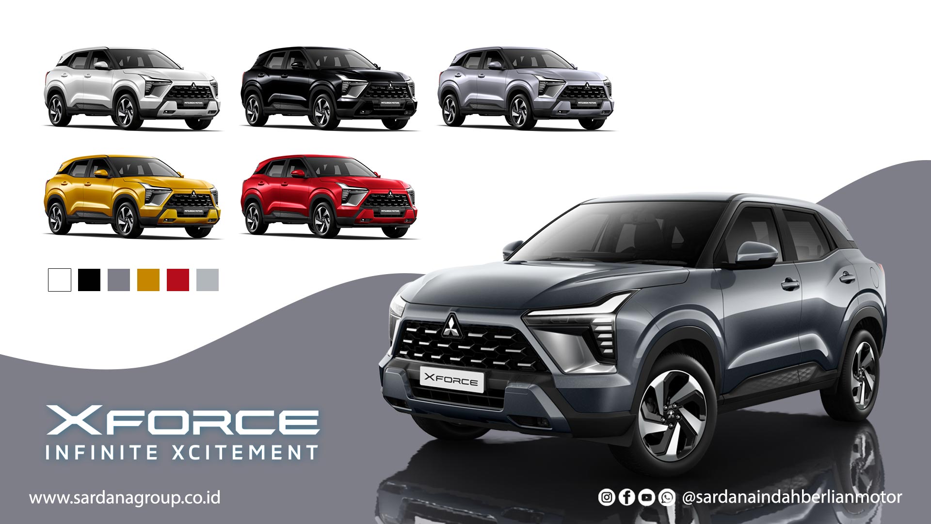 Pilihan Warna Untuk Mitsubishi Xforce, Apa Yang Direkomendasikan ...